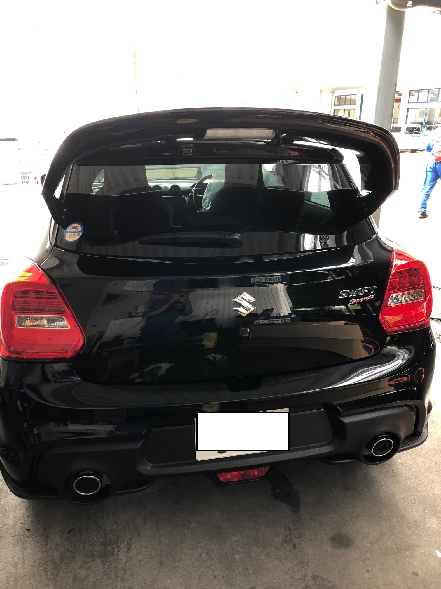 ZC33S SWK製WRウイング取付け 三田店 | みどり日記